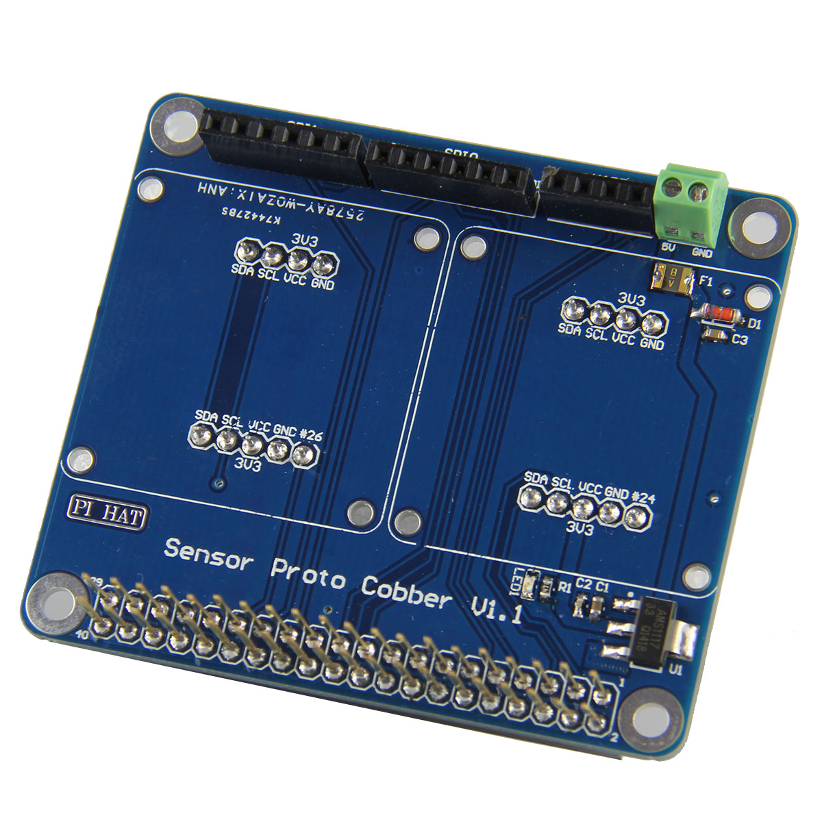 Multi-Function Sensor Expansion Board For Raspberry Pi B+ – Electronic Pro