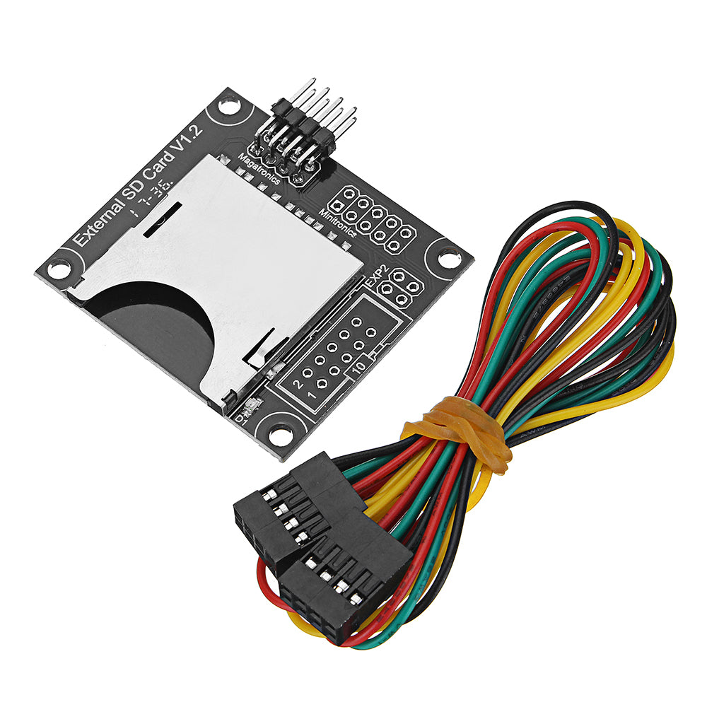 45*40mm Independent External SD Card Slot Module with 20cm Dupont Cabl ...