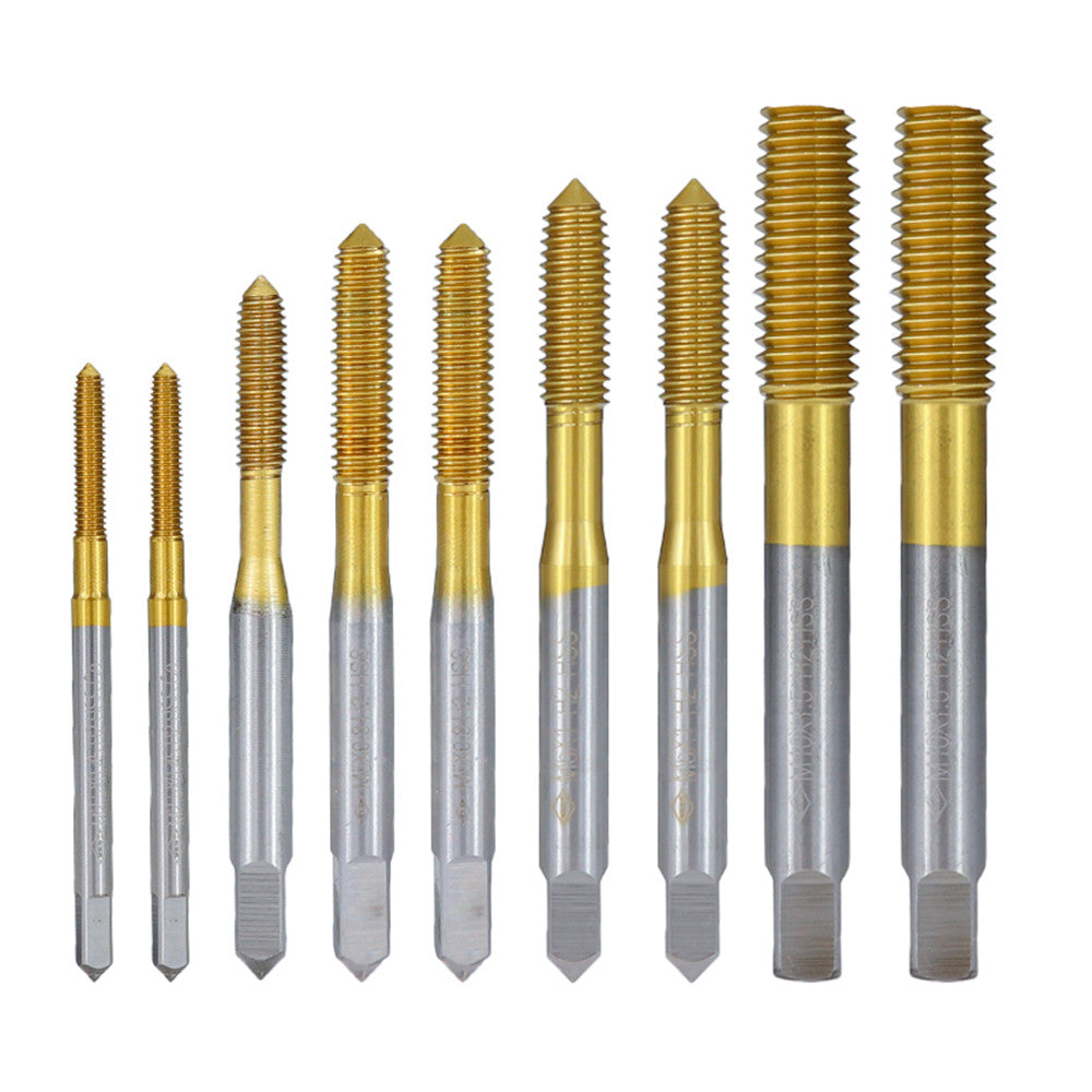 Drillpro Titanium Coating Extrusion Taps M2-M12 Fluteless Forming Mach ...