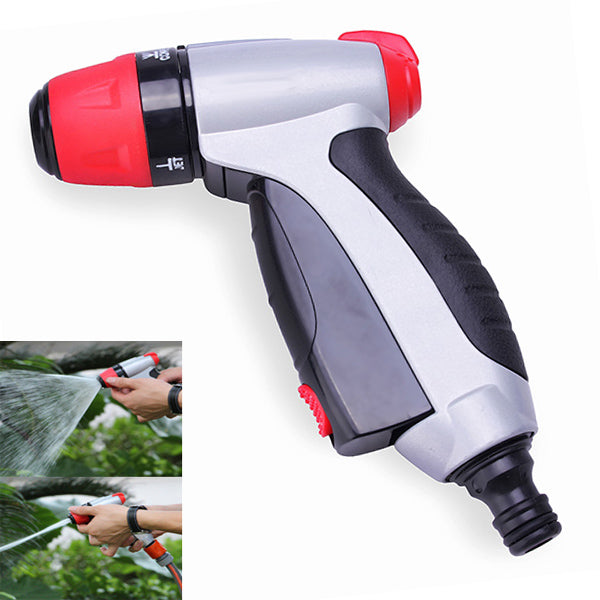 Zinc Alloy Adjustable Garden Hose Push Button Spray Nozzle – Electronic Pro