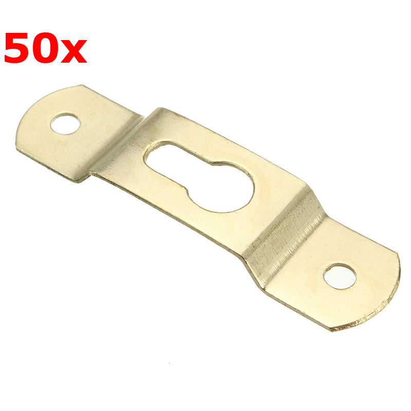 50Pcs Metal Hanging Nail Rings Bracket Photo Frame Accessories Hardwar ...