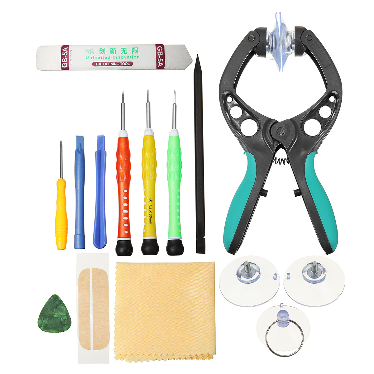 14 in 1 Screen Opening Repair Tools Kit Pliers Pry Disassemble For Mob ...