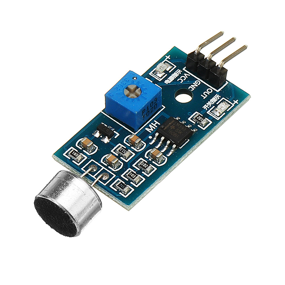 3Pcs Voice Detection Sensor Module Sound Recognition Module High Sensi ...
