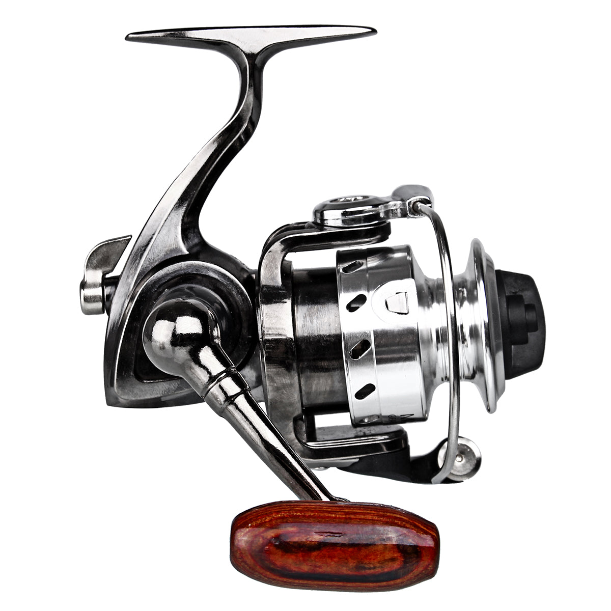 MN100 4.3:1 Mini Ice Fishing Reel Metal Spool Left/right Interchangeab ...