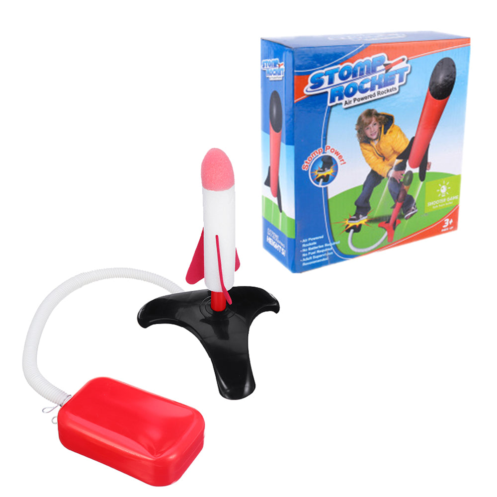 DIY Flash Stomp Rocket Foot Ejection Model Toys With PVC Packaging Gif ...