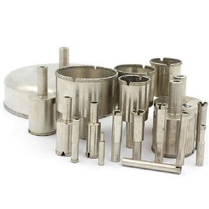6mm-95mm Diamond Coated Drill Bit Hole Saw Kit Glass Cutter Tip ...