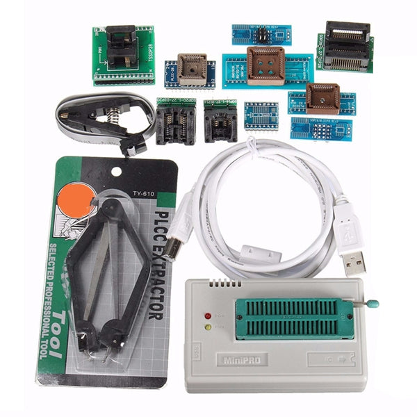 TL866II USB Mini Pro Programmer With 10pcs Adapter EEPROM FLASH 8051 A ...