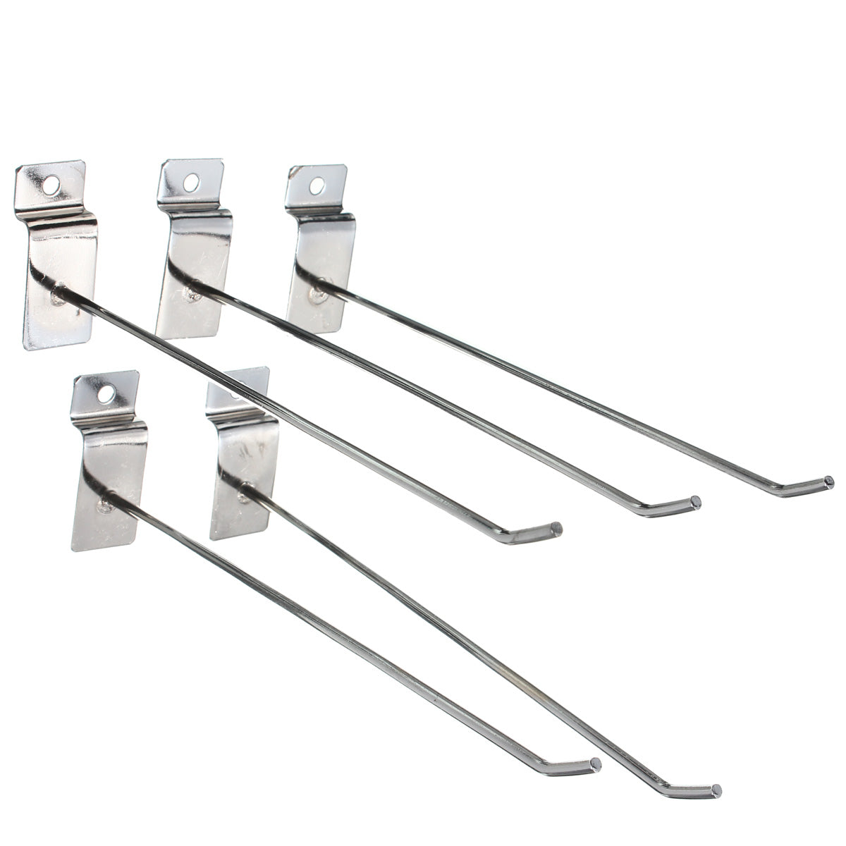 25pcs Slatwall Single Hook Pin Shop Display Fitting Prong Hanger 2003 ...