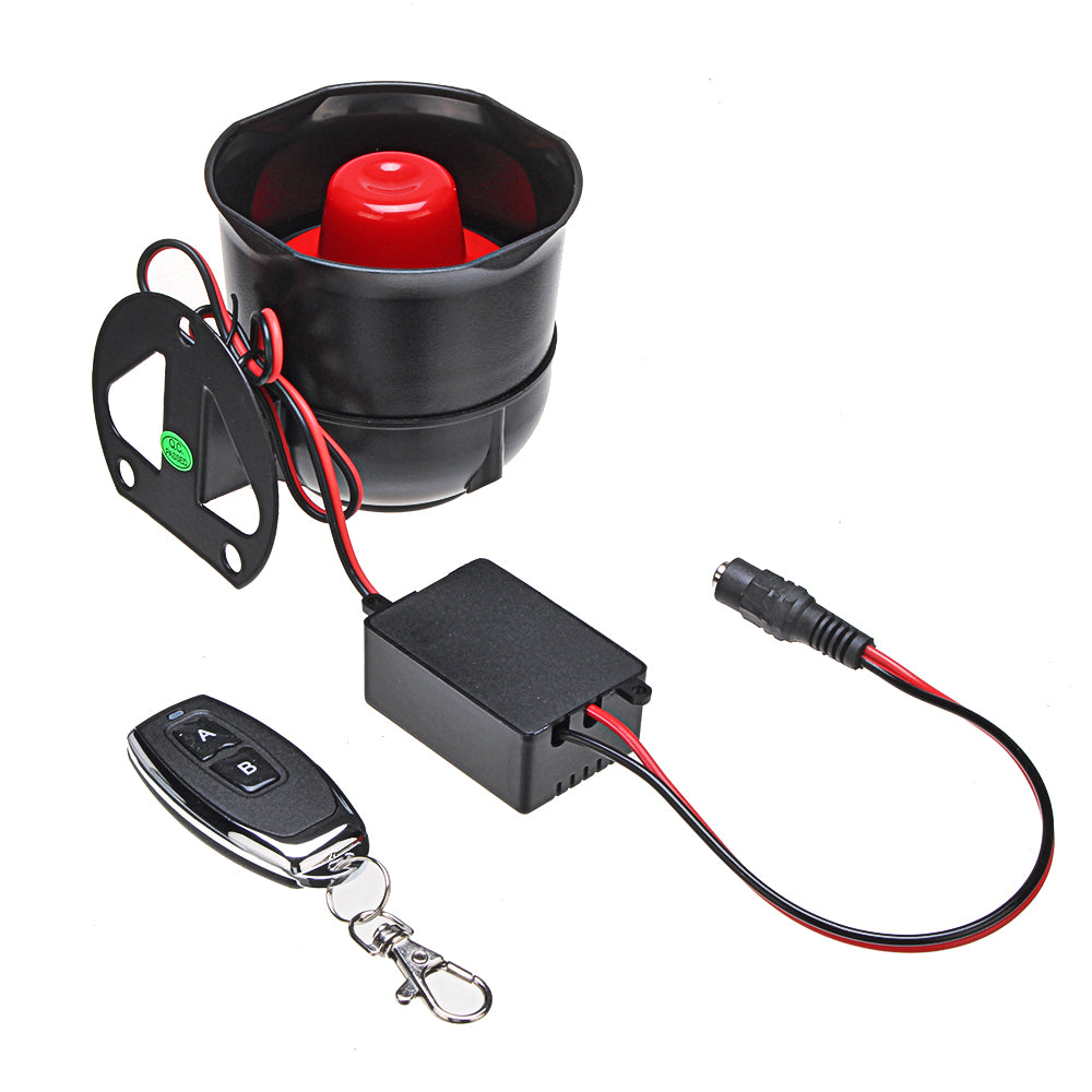 KTNNKG Remote Alarm Siren Horn Control Loud Voice Ideal For Home Secur ...