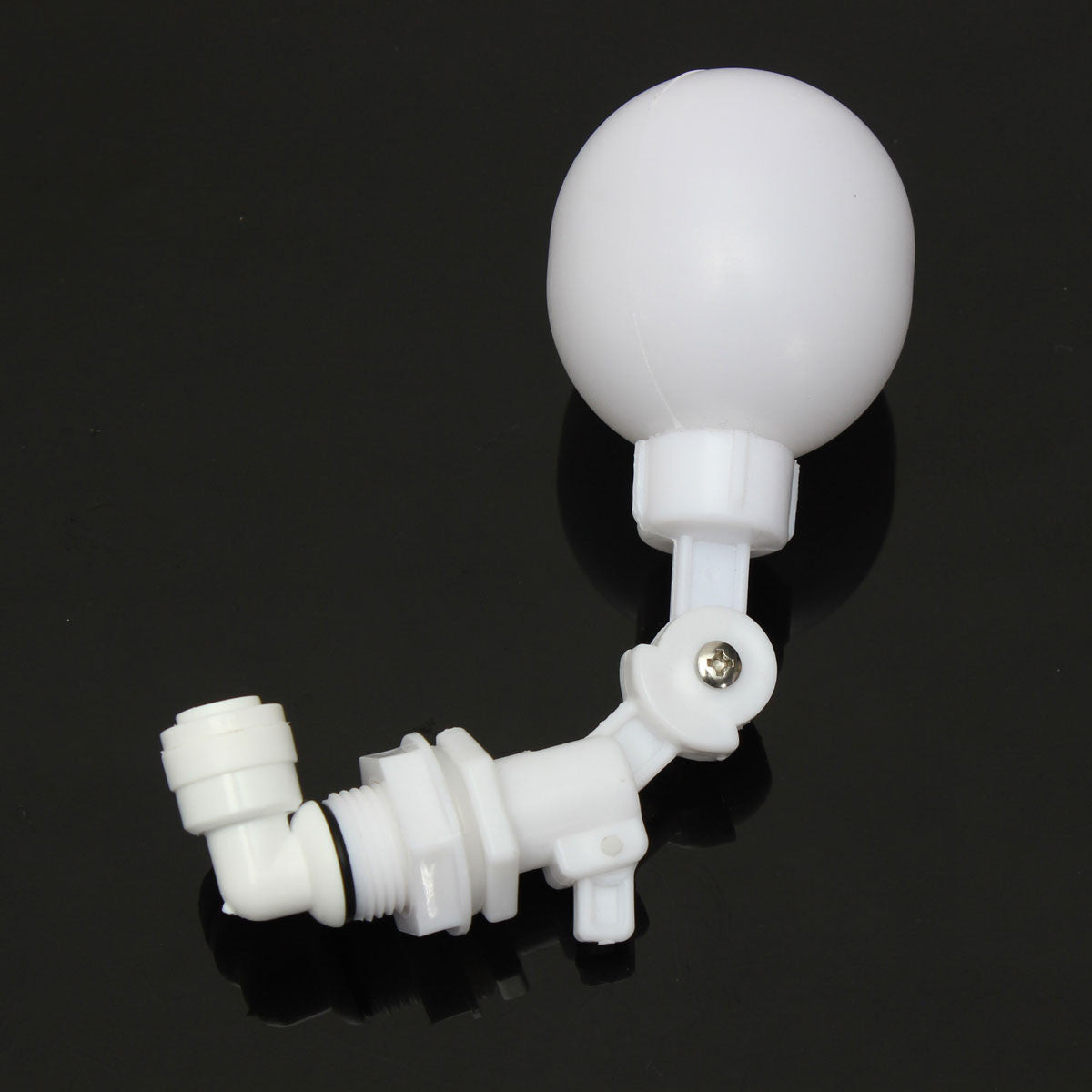 3/8 Adjustable Plastic Mini Float Ball Valve Automatic Shut Off For Aq ...