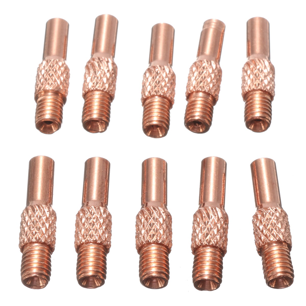10pcs Welding Gun Contact Tips 0.8mm For MIG Spool Gun Push Pull Feede ...