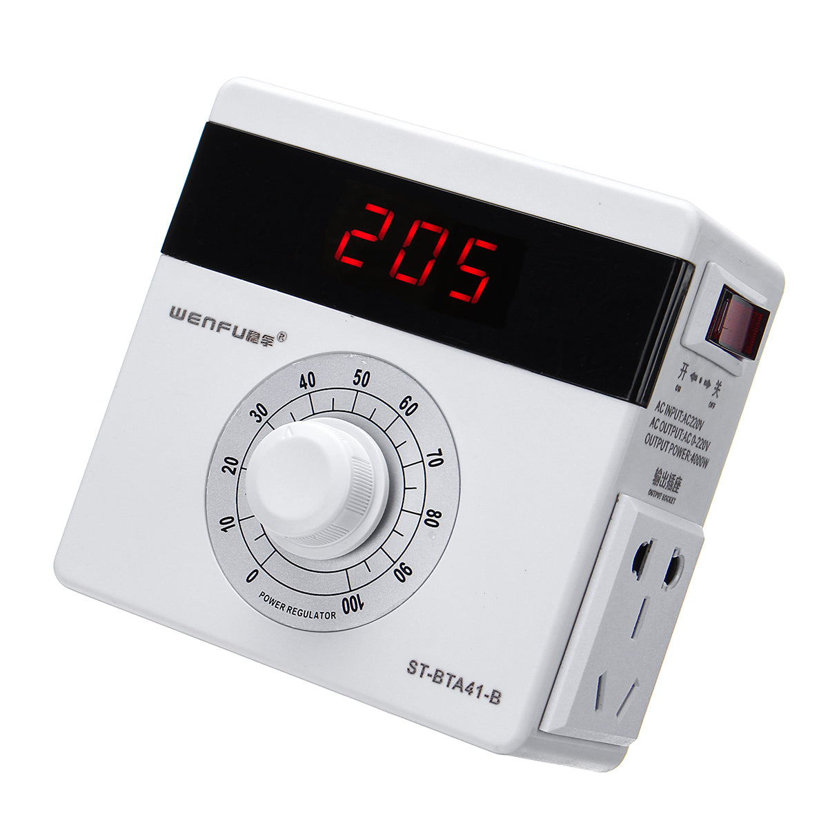 4000W Variable Voltage Controller Motor Speed Controller Switch Electr ...