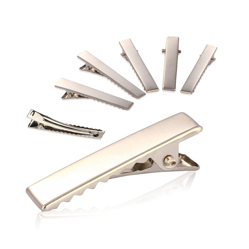 50Pcs Metal Silver Alligator Prong Hair Clips Accessories – Electronic Pro