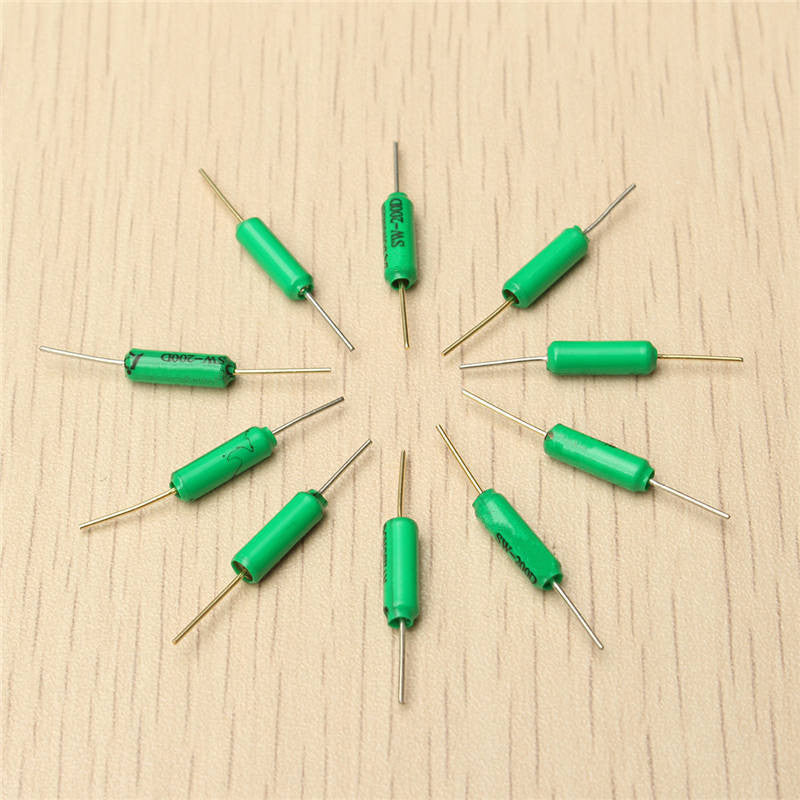 10Pcs SW-200D Ball Switch SW 200D Tilt Angle Sensor Switch Double Bead ...