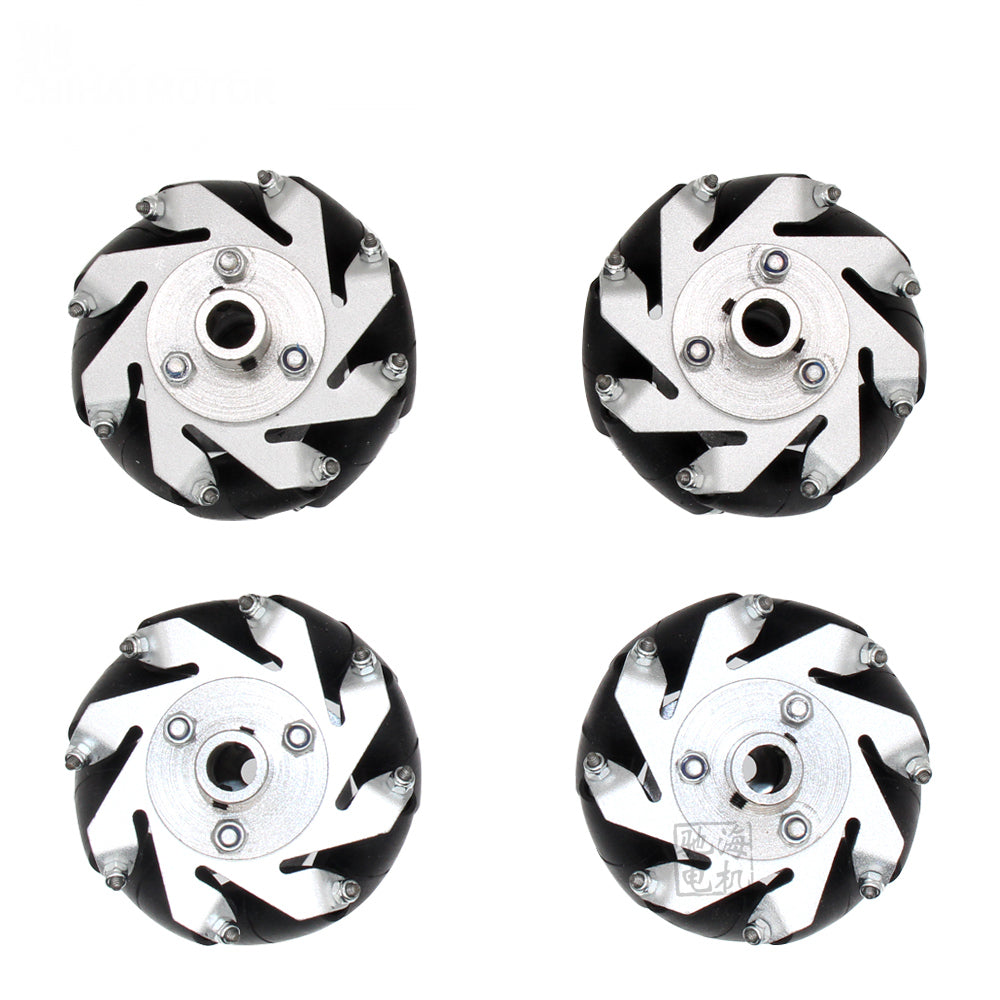 Chihai 4pcs 60mm Aluminium Mecanum Wheels Set Universal Wheels with 4 ...
