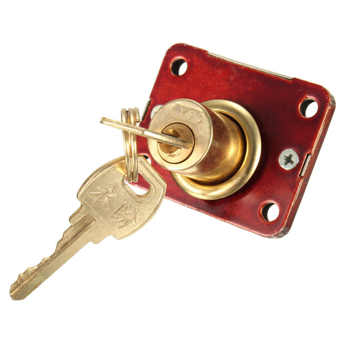 Desk Drawer Dead Bolt Lock for Drawers Box Cabinet Cupboards Panel wit ...