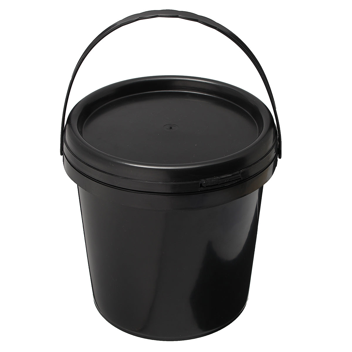 5L Plastic Round Water Bucket Hydroponics System DWC Black Thick Chemi ...