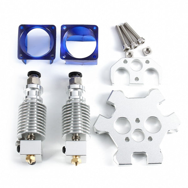 V6 Double Extrusion Head With M4 Effector Aluminum Fisheye Deck For 3D ...