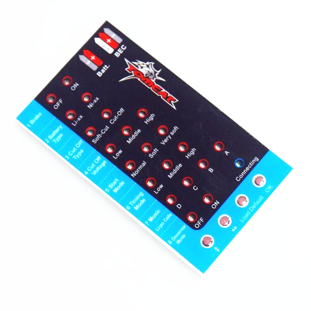 TOMCAT Skylord RC Aircraft RC Airplane Brushless ESC Parameter Program ...