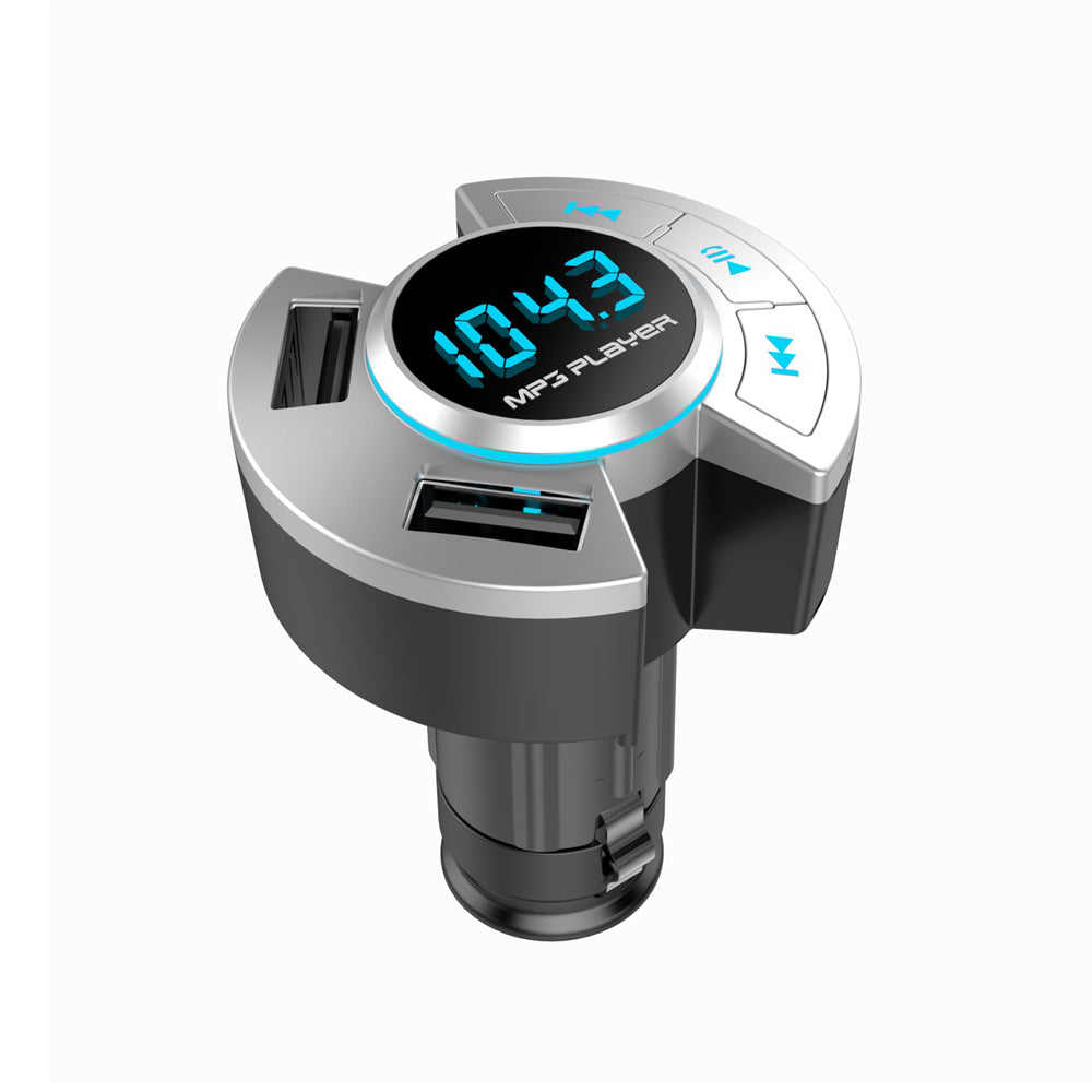 BT17 Car bluetooth 5.0 Hands-free FM Transmitter Kit Wireless Modulato ...