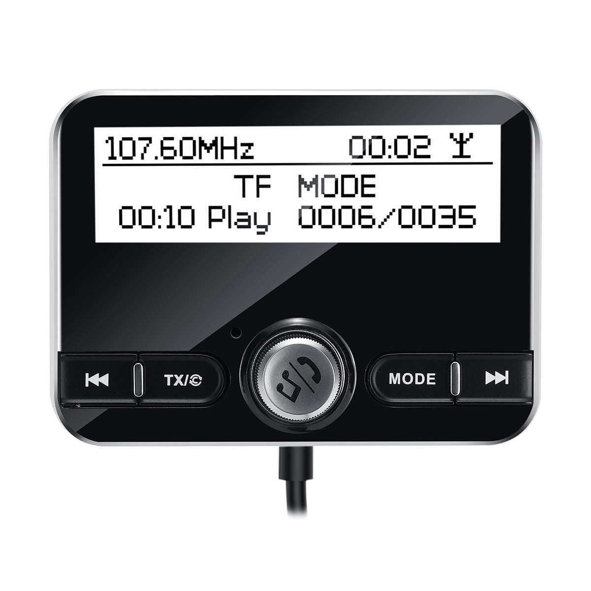 LCD Car DAB Receiver Tuner Adapter bluetooth Transmitter+Antenna ...