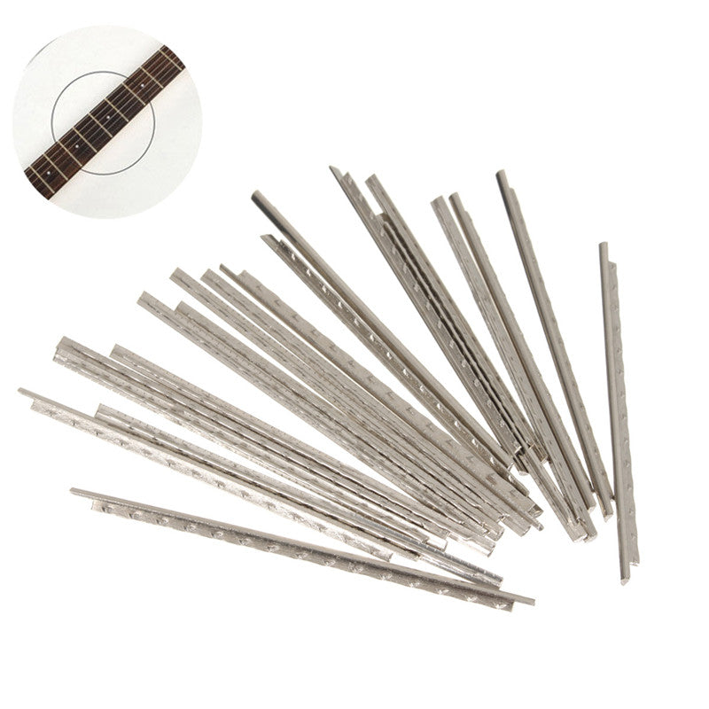 24Pcs Guitar Fret Wire Nickel Silver 60mm Long for Guitar Fretboard Re ...