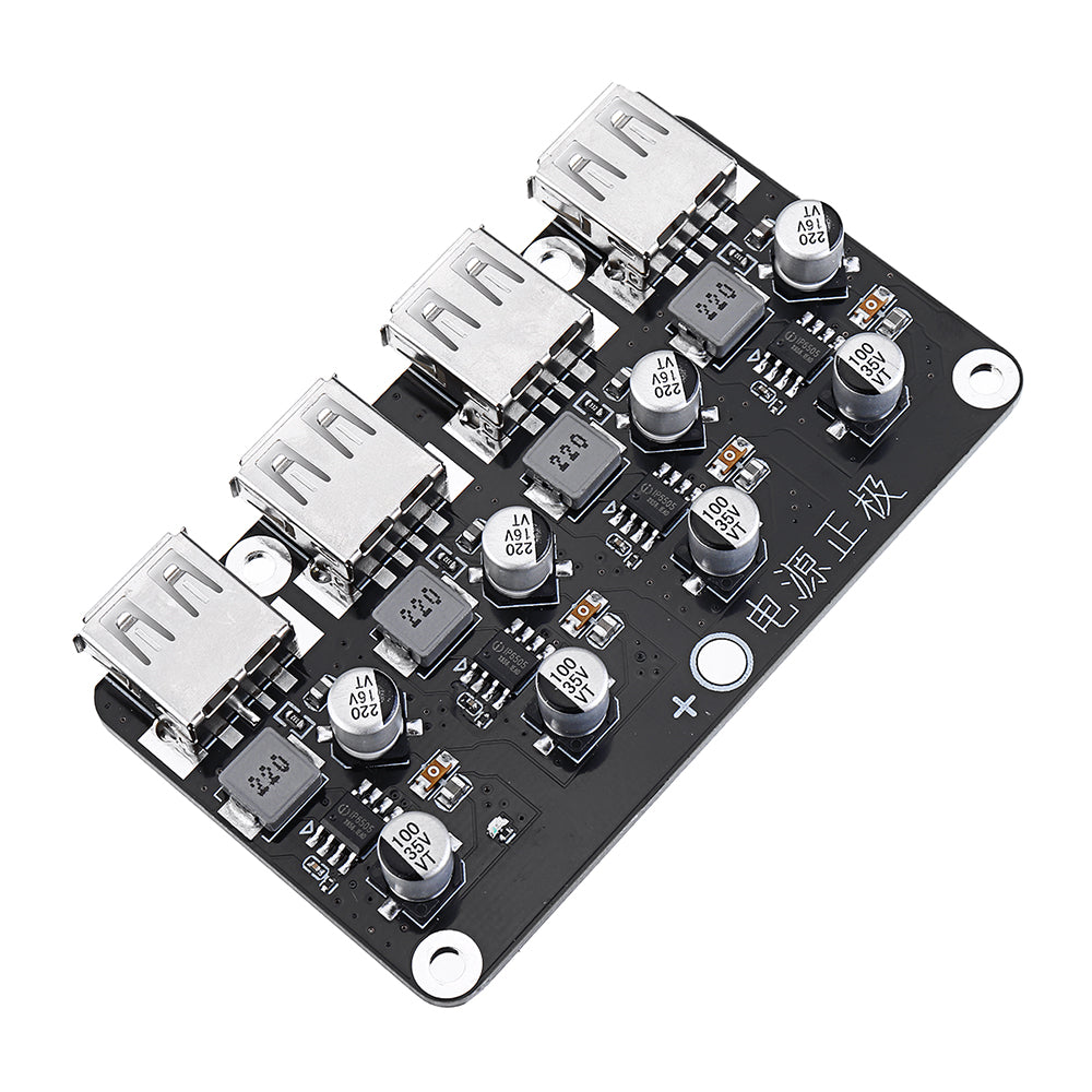 4 USB Fast Charging Module Board 12V24V to QC2.0 QC3.0 Step Down Power ...