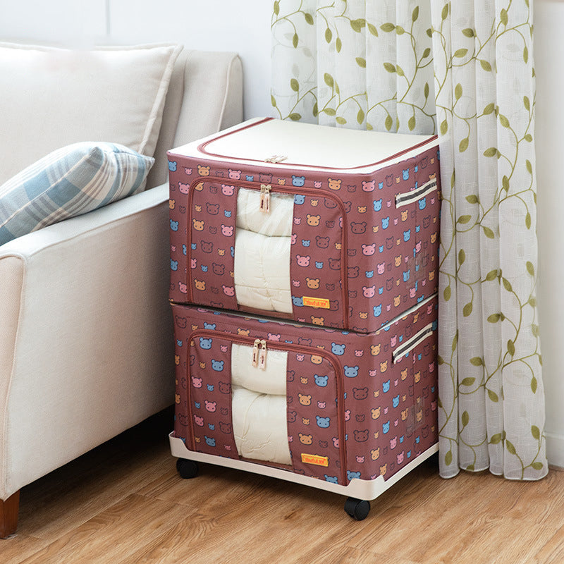 Home Storage Box Moving Tray Heavy Object Moving Tool Parts Storage Bo ...