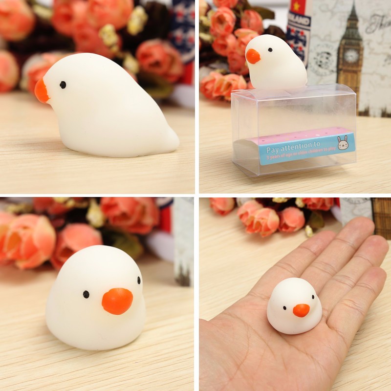 Fat Pigeon Squishy Squeeze Cute Healing Toy Kawaii Collection Stress R ...
