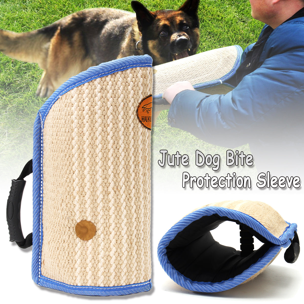 Jute Dog Bite Protection Arm Sleeve For Training Young Dogs Police Sch ...