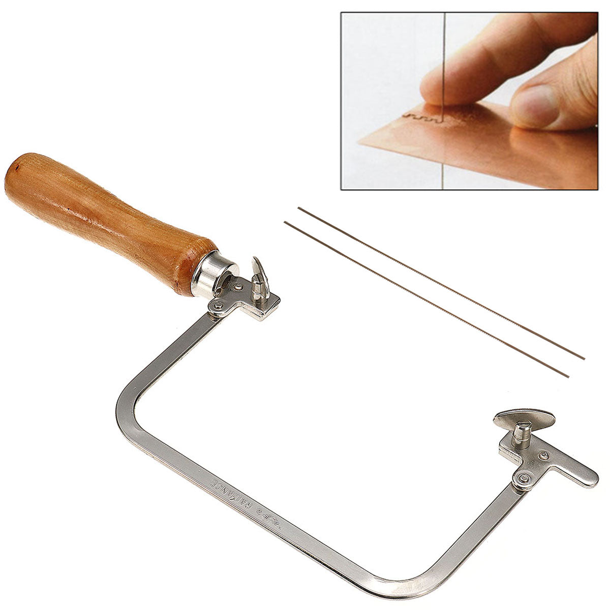 Woodworking Mini Saw Bow Jewelry Wire Carved U-shaped Hand Hacksaw Han ...