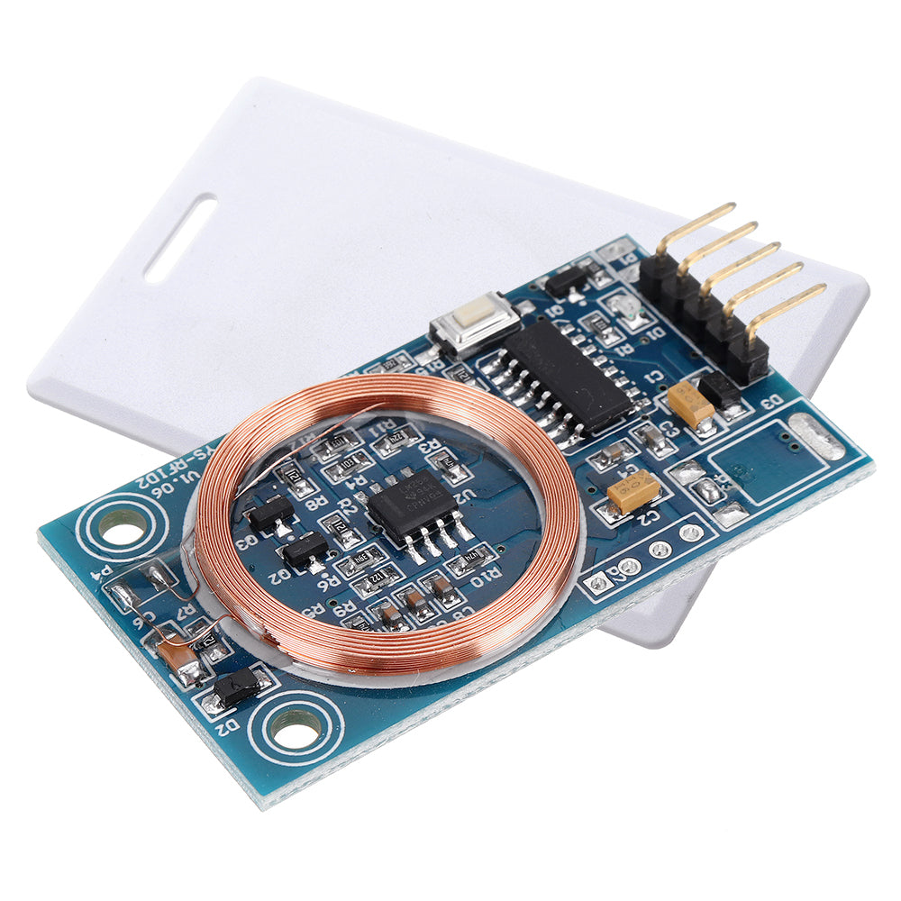 ID Card Decoder RFID Reader Module 125KHz TK4100 UART Output Board For ...