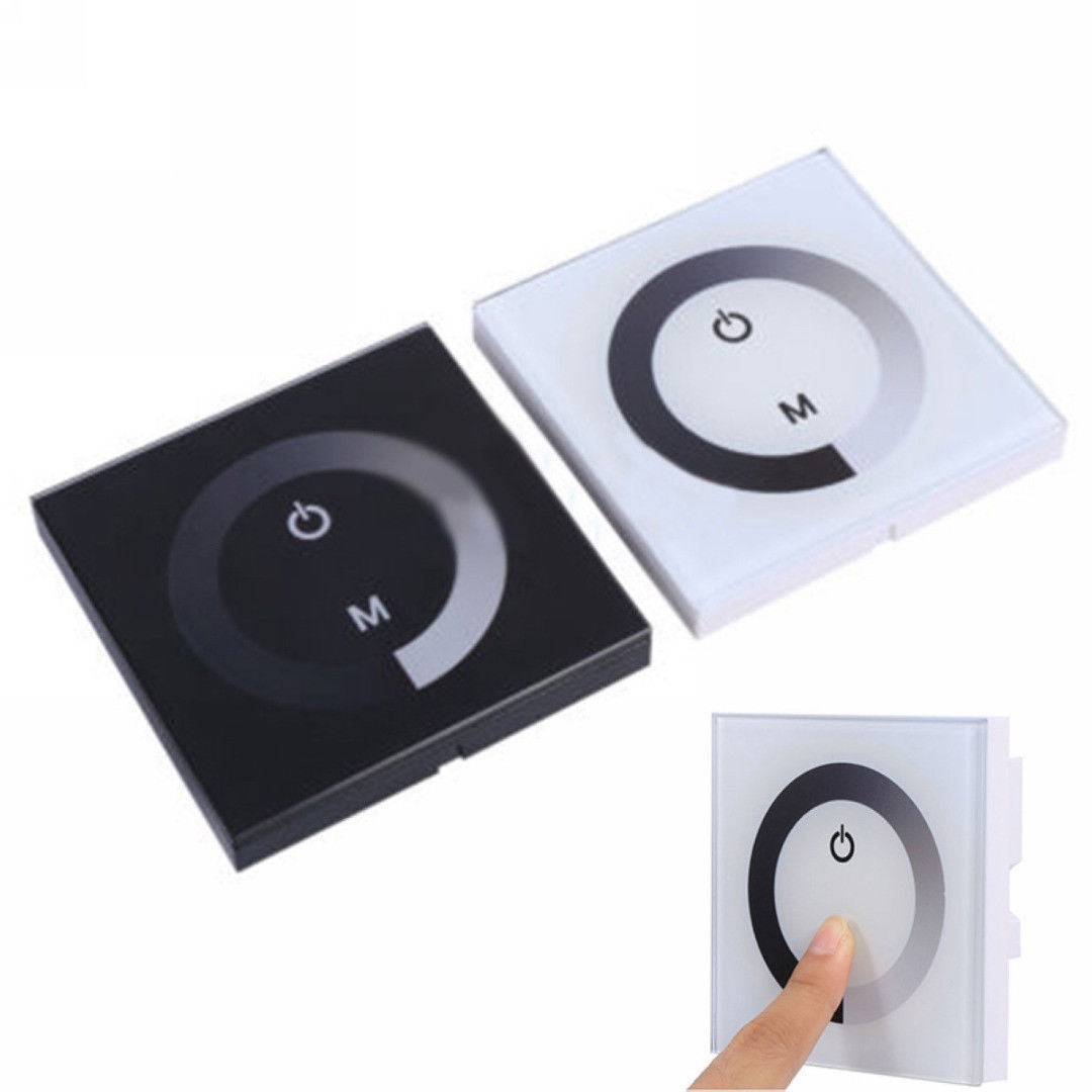DC 12V/24V Sensitive Touch Switch Panel LED Light Dimmer Controller Wa ...