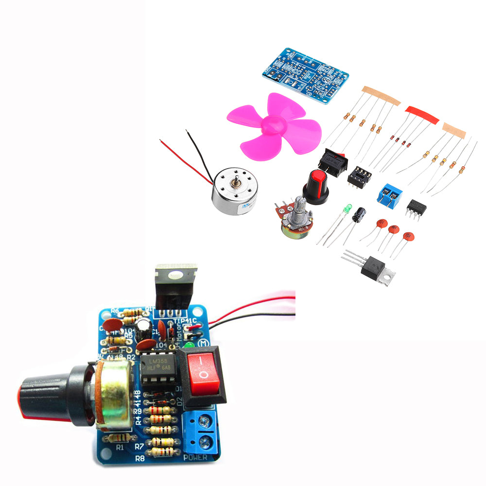DIY LM358 DC Motor Speed Controller Kit DC Motor Speed Module Kit ...