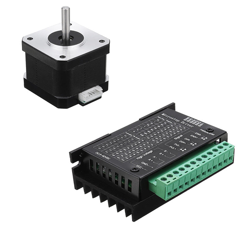 HANPOSE TB6600 Stepper Motor Driver and 17HS4401-S 40mm Nema 17 Steppe ...