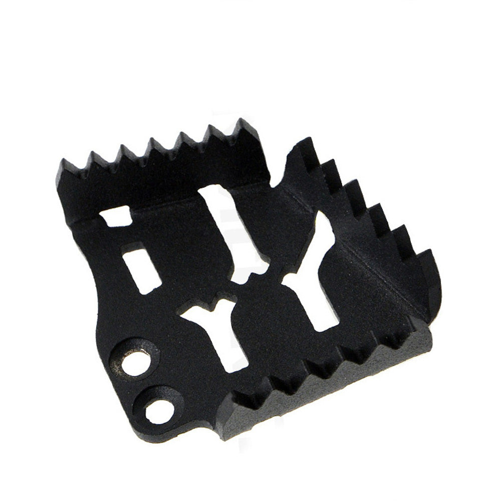 Modified Brake Lever Foot Plate Motorcycle Retrofitted With Brake Peda ...