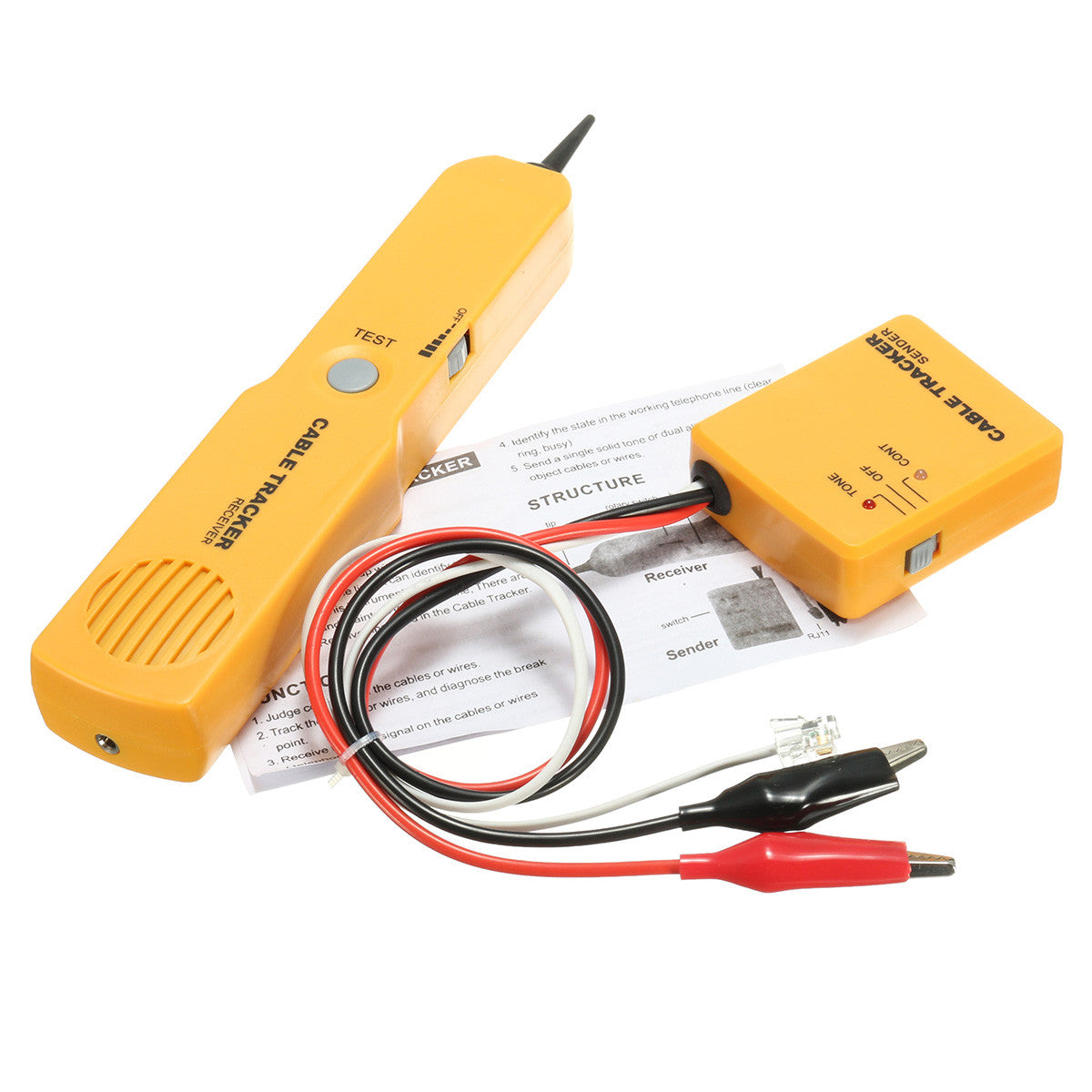 Telephone Line Finder RJ11 Wire Tracker Network Break Short Circuit Te ...