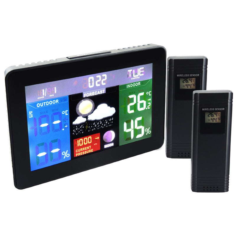 TS-71 Indoor Outdoor Temperature Monitor Digital Weather Station ...