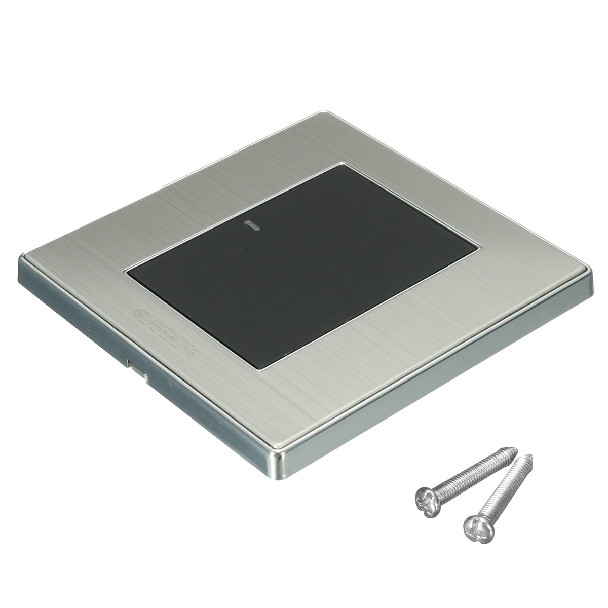 1 Gang 1 Way Modern LED Light Switch Wall Panel Brushed Touch Stainles ...