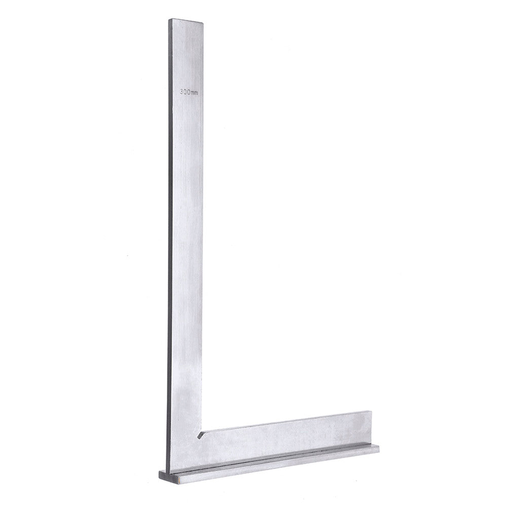 300x180mm Stainless Steel 90 Degree Angle Corner Square Ruler Wide Bas ...