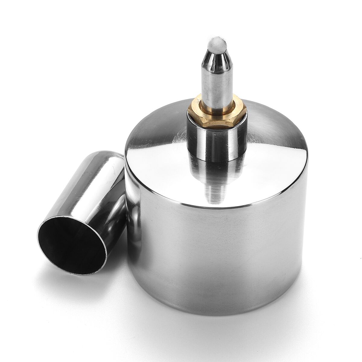 200ml Anti-explosion Leak Proof Safe Stainless Steel Lab Alcohol Burne ...