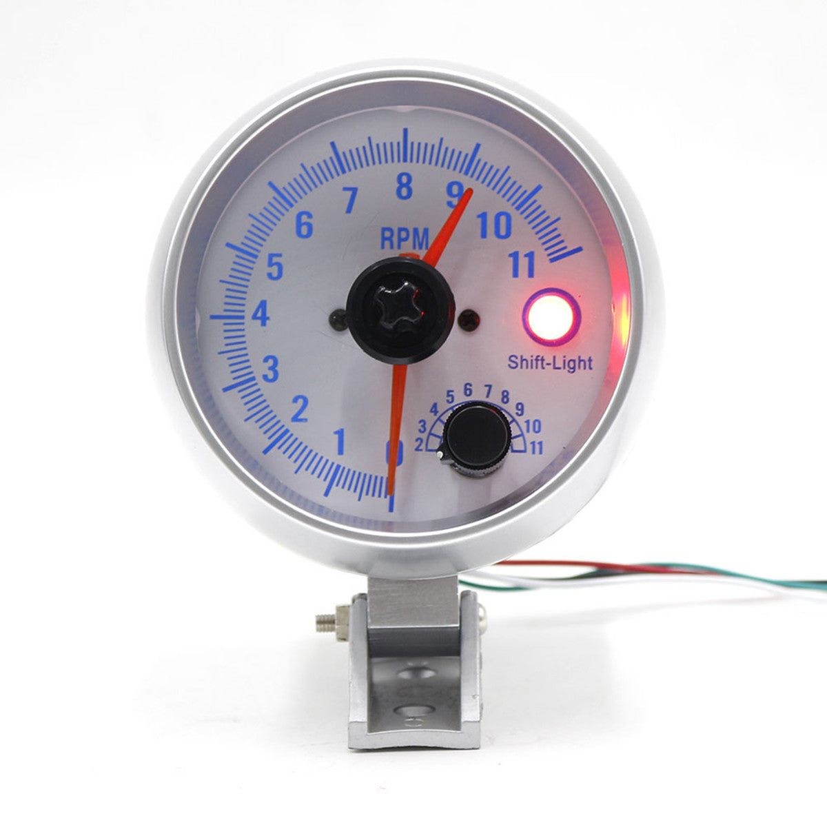 3.5 Inch Car LED Shift Warning Light Tachometer Tacho Gauge Step Motor ...