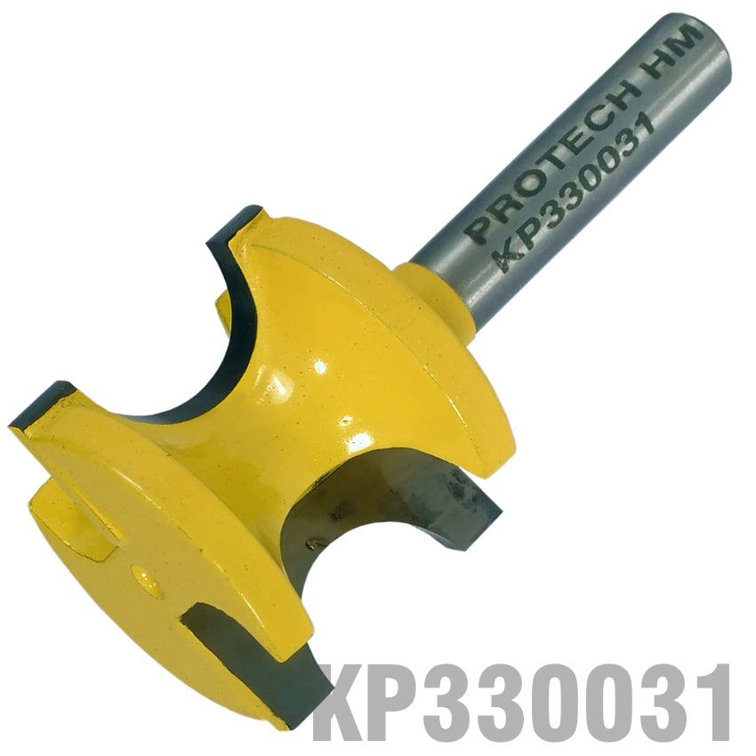 EXTERNAL BULL NOSE 1/2' X 22MM FULL RADIUS 12.7MM 1/4' SHANK ...