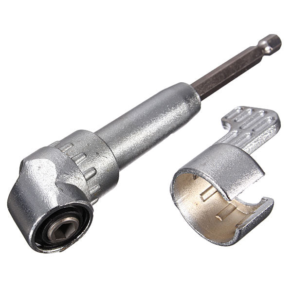 45 Degree Offset Screwdriver Attachment Bit Holder Portable Metal Tool ...