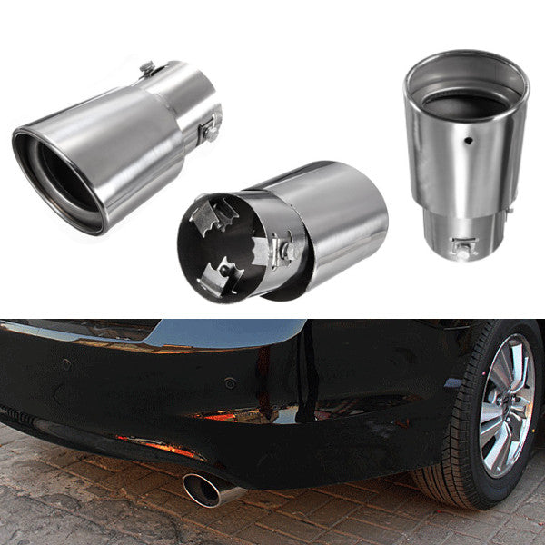 Stainless Steel Car Exhaust Drop Down Tailpipe Diesel Trim Muffler ...