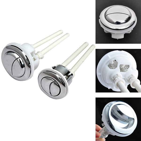 Toilet Closetool Water Valve Push Button Cistern Lid Plastic Water Tan ...