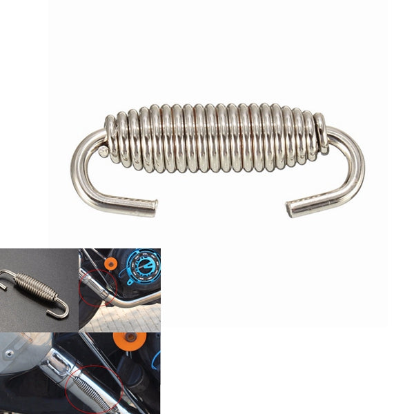 60mm Motorcycle Exhaust Pipe Springs Expansion Chambers Manifold Link ...