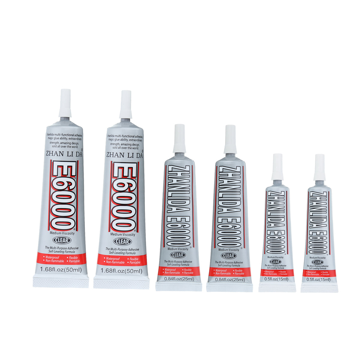 ZHANLIDA 15/25/50ml E6000 B6000 Adhesive Transparent Glue for RC Model ...