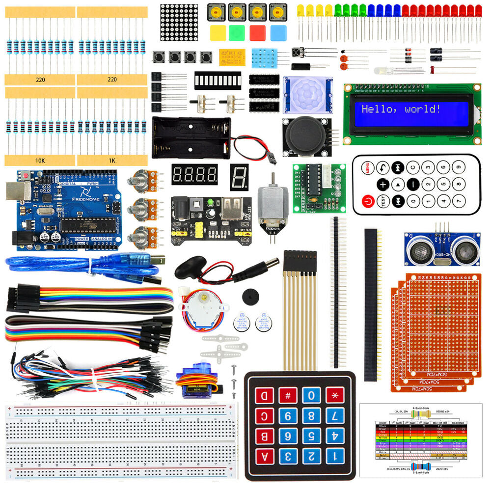 Freenove Ultimate Starter Kits with Controller Compatible with Arduino ...