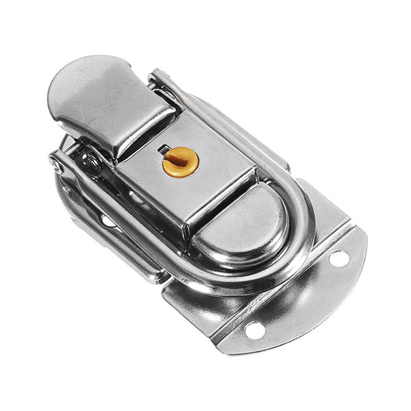 Chrome Plated Drawbolt Closure Latch Case Latch Key Locking Toggle Lat ...